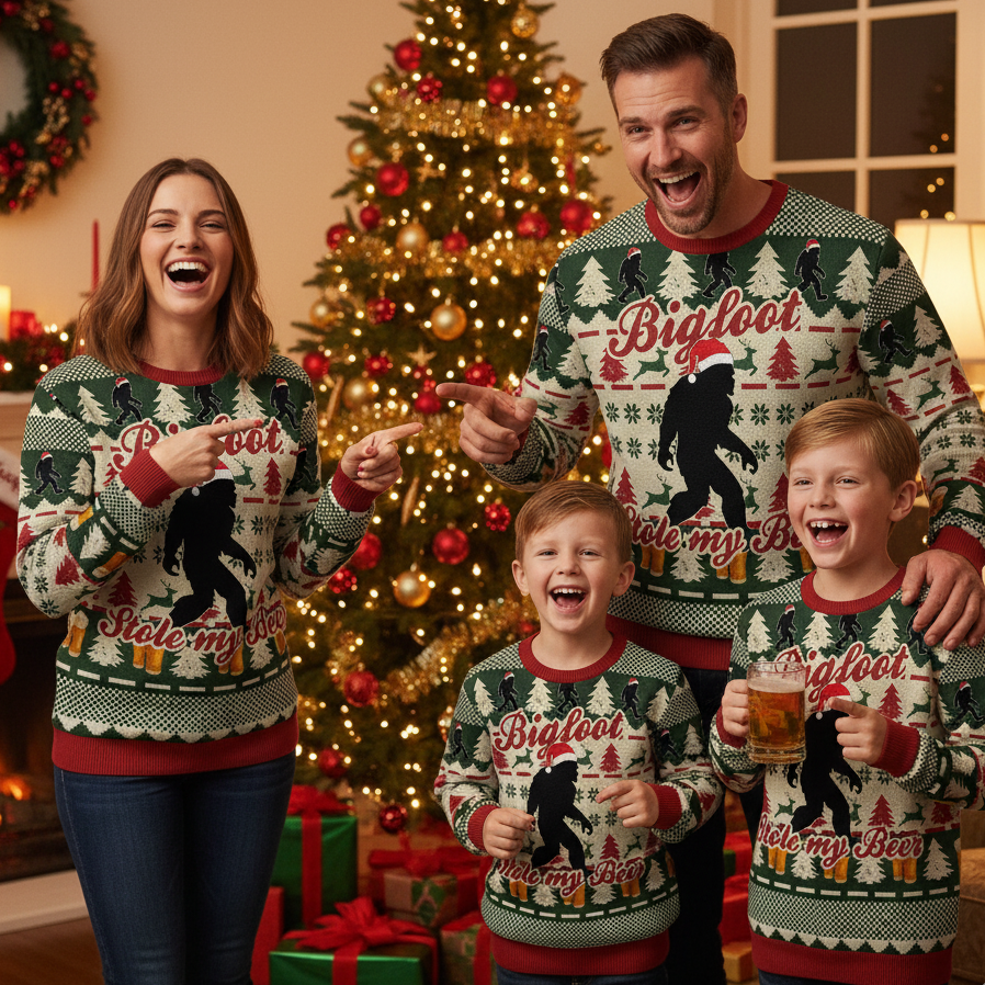 Boozy Bigfoot Christmas - Kid Size – Bigfoot Never Lies