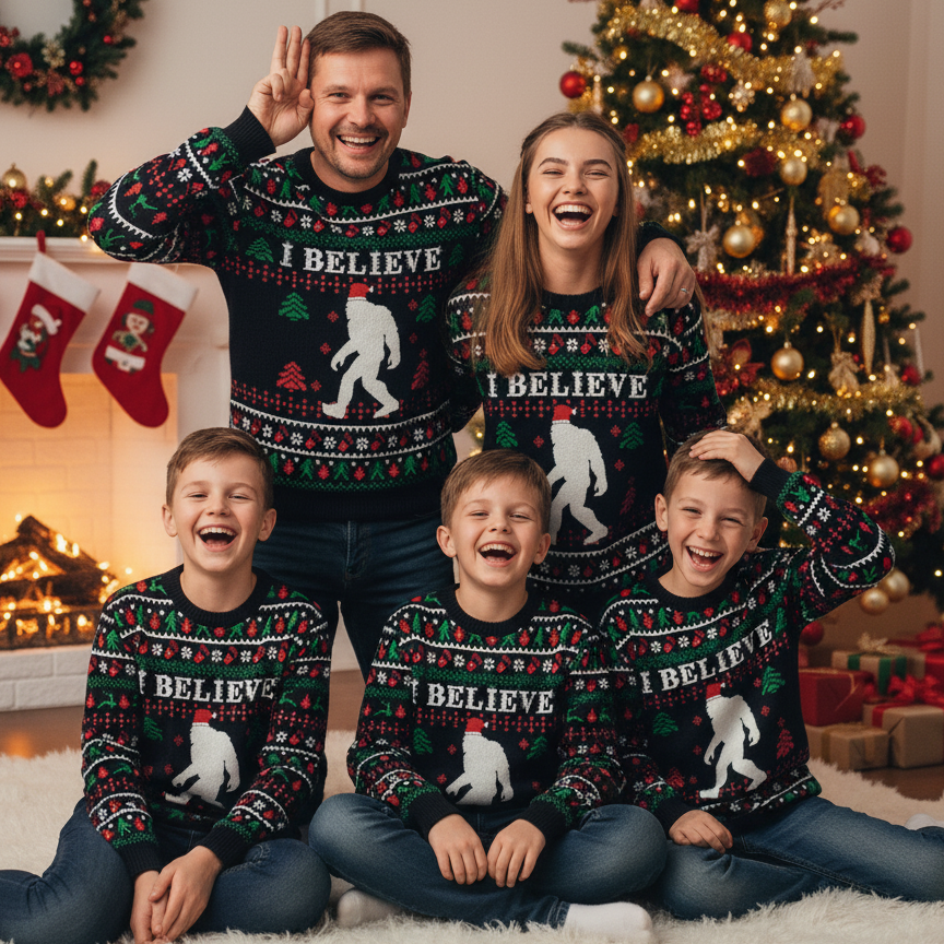 Santa Squatch Belief - Kid Size – Bigfoot Never Lies
