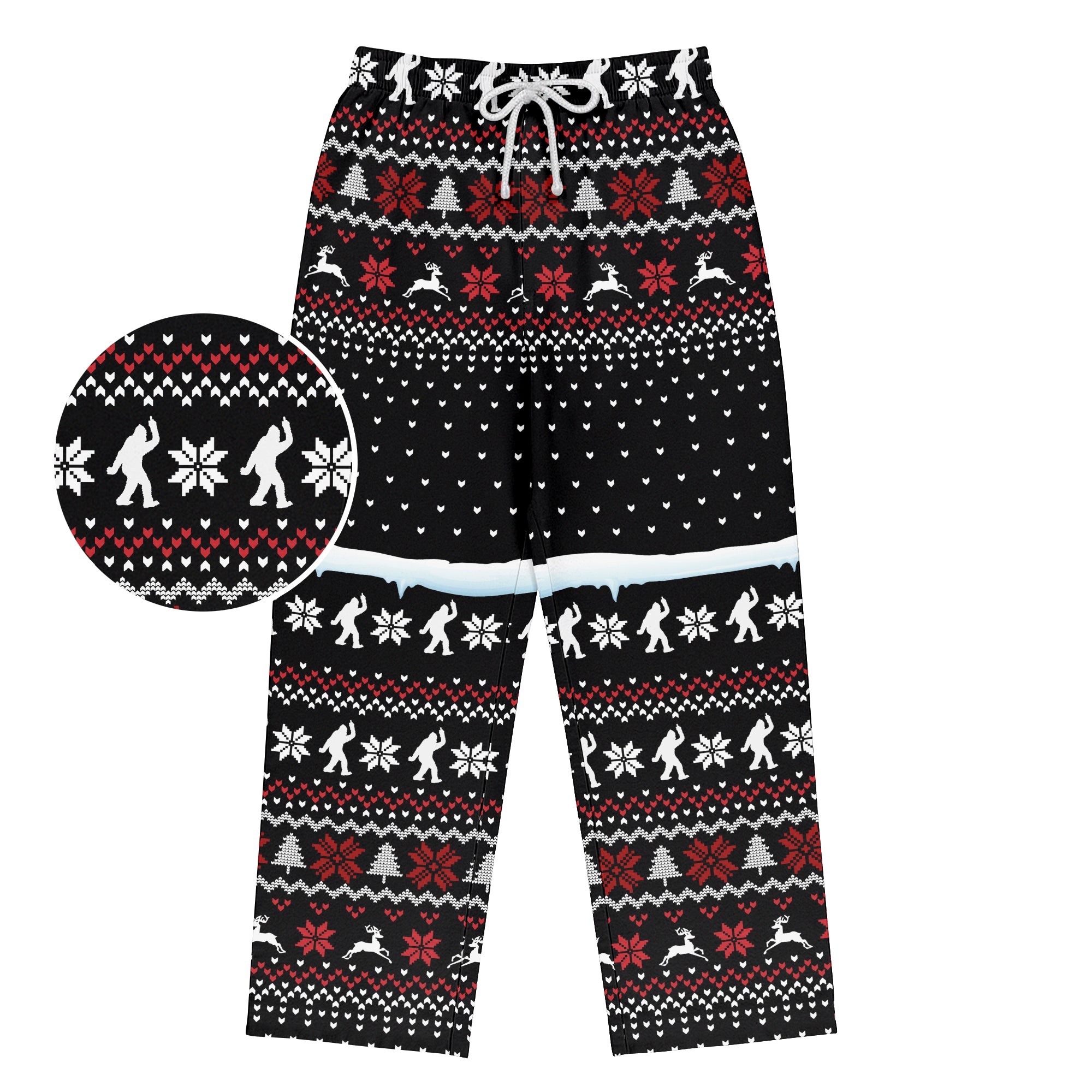 Santa Squatch Faith - Men's Pajama Pant – Bigfoot Never Lies